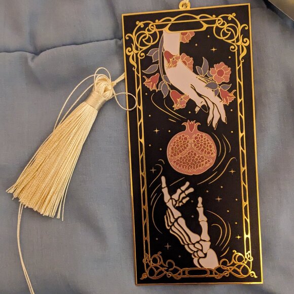 The Bookish Box & Shop | Other | Hades And Persephone Enamel Bookmark ...